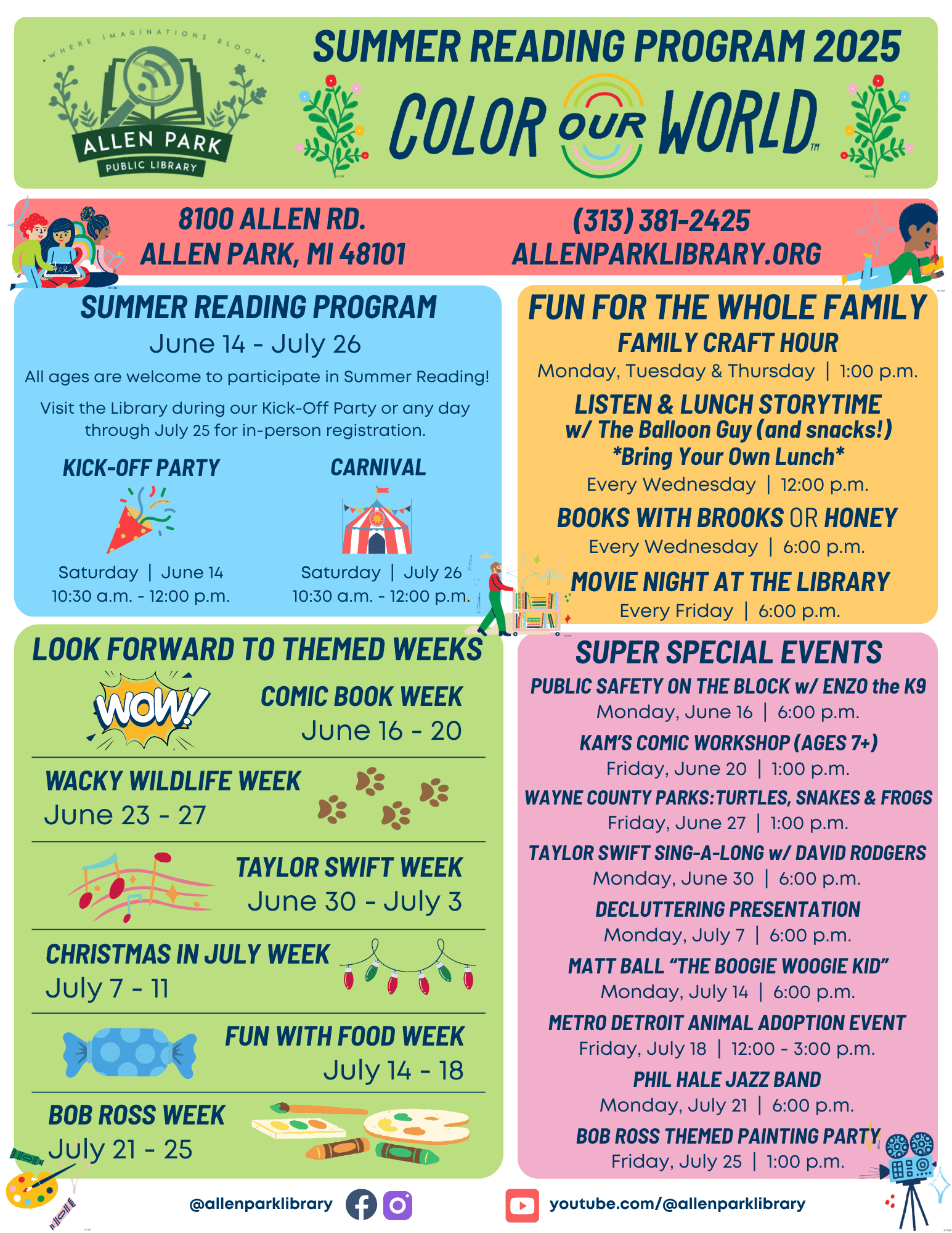 Summer Reading | Allen Park Public Library
